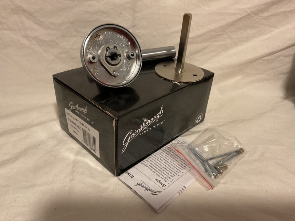 Gainsborough Amelia Dummy Door Lever Right Hand Satin Chrome 120AMERSC ...