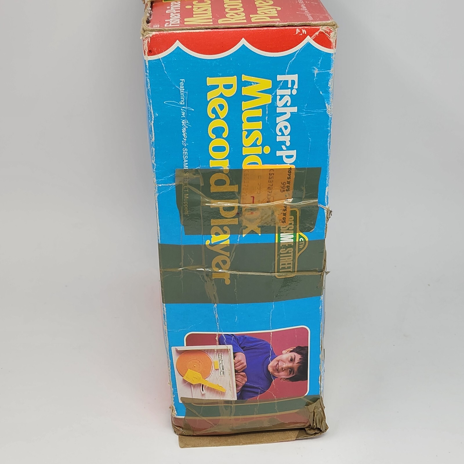 VINTAGE 1984 FISHER PRICE SESAME STREET MUSIC BOX RECORD PLAYER # 995 ...