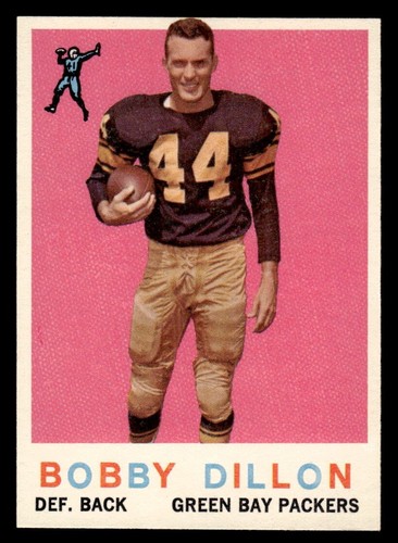 1959 Topps Football #12 Bobby Dillon NM/MT *e2 | eBay