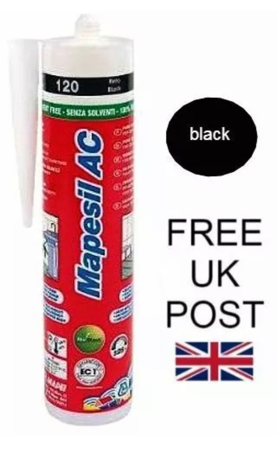 Mapei Mapesil AC Silicone Sealant 310ml - ALL COLOURS AVAILABLE | eBay UK