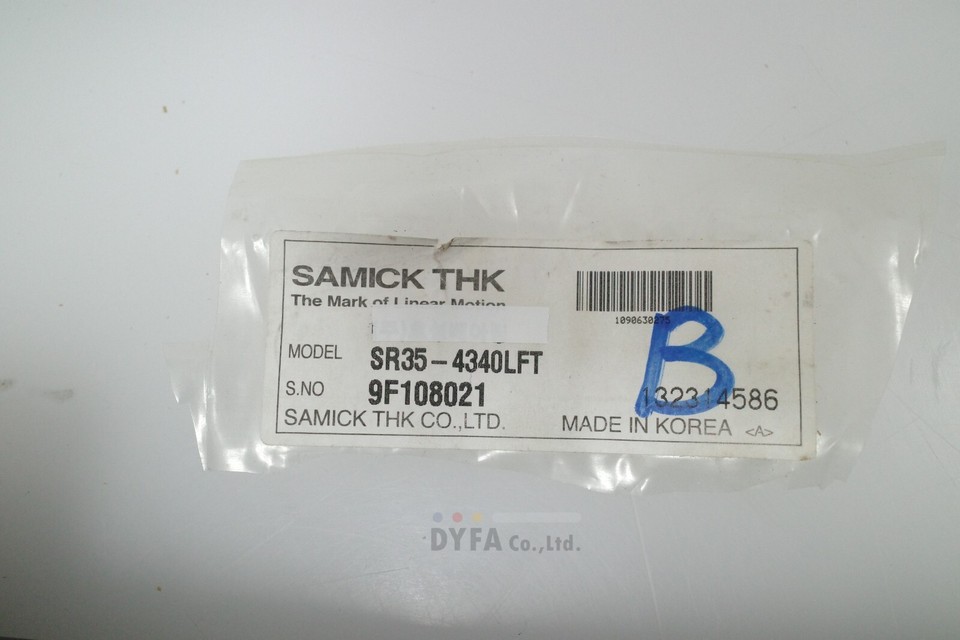 SAMICK-THK NNB SSR35XW2UUF+4340LFT 1R2B 2split Extendable Guide LMG-I ...