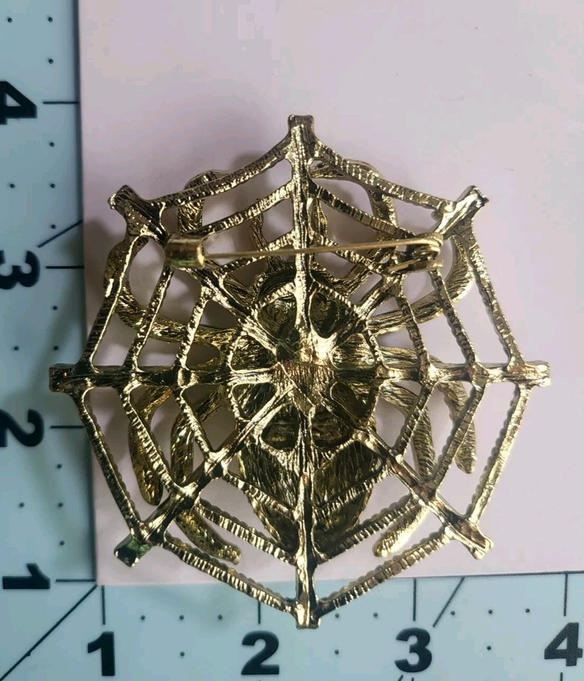 spider Web Brooch Pin costume Fashion jewelry FAST Free Ship | eBay