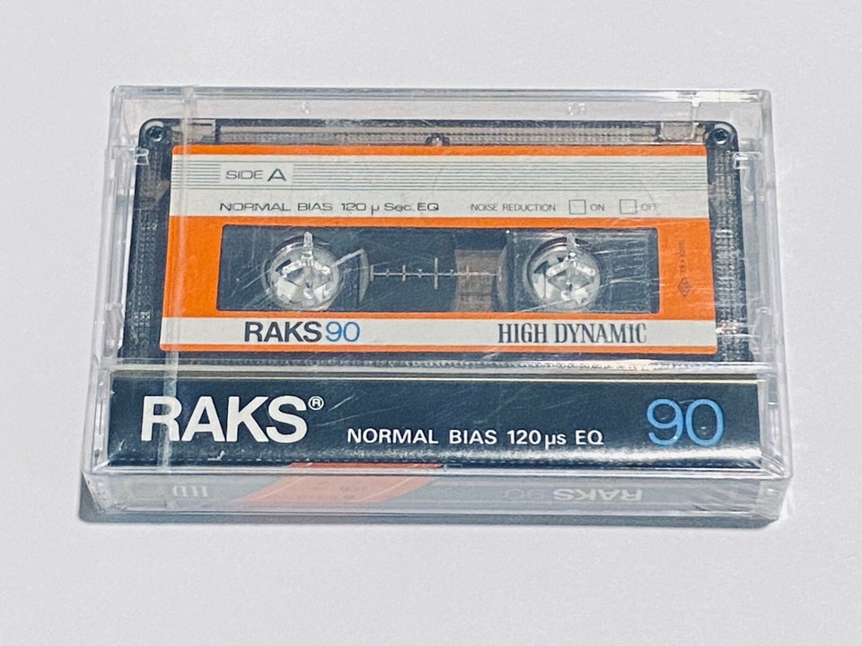 Raks High Dynamic 90 min. Normal Bias Recordable Blank Sealed Cassette ...
