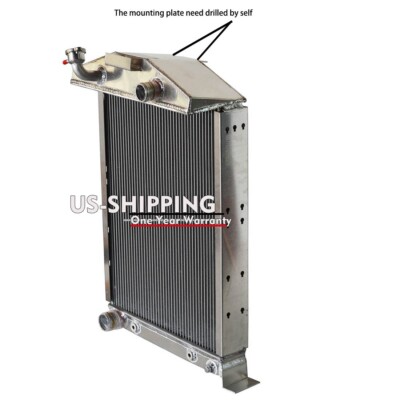2-ROW Aluminum Cooling Radiator for 1933 1934 Ford Cars Ford V8 ...