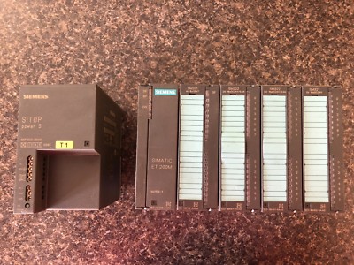 Siemens SIMATIC ET 200M Module / SM331 / (2) SM322 / SM321 W/ SITOP ...