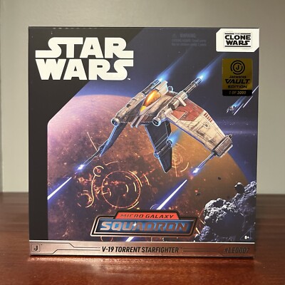 Star Wars Micro Galaxy Squadron V-19 Torrent Starfighter LIMITED /3000 ...