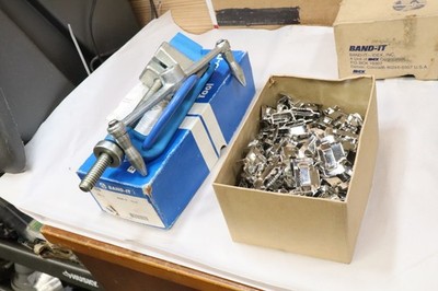 band it c00169 Banding tool w/ Box of 100 BAND-IT C25699 201 Stainless ...