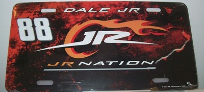 DALE JR 88 JR NATION 2011 METAL LICENSE PLATE BRAND NEW | eBay