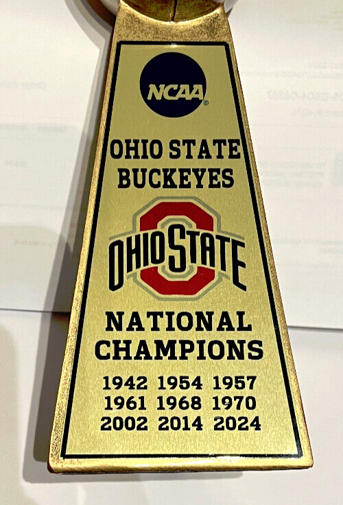 10" OHIO STATE UNIVERSITY BUCKEYES NCAA NATIONAL CHAMPION FOOTBALL ...