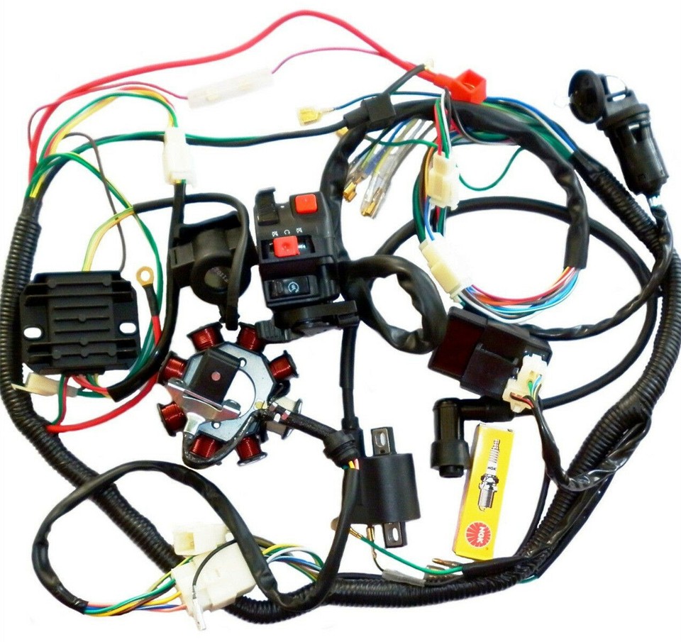 ELECTRIC WIRING HARNESS FOR 200CC 250CC Vitacci 250 pentora ATV Quad ...