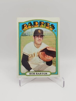 1972 Topps Bob Barton Vintage San Diego Padres Baseball Card #39 | eBay