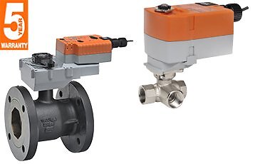 Belimo B341+AFRX24-MFT | N4 | CCV | 1.5" | 3 Way | 46 Cv | Spg Rtn ...