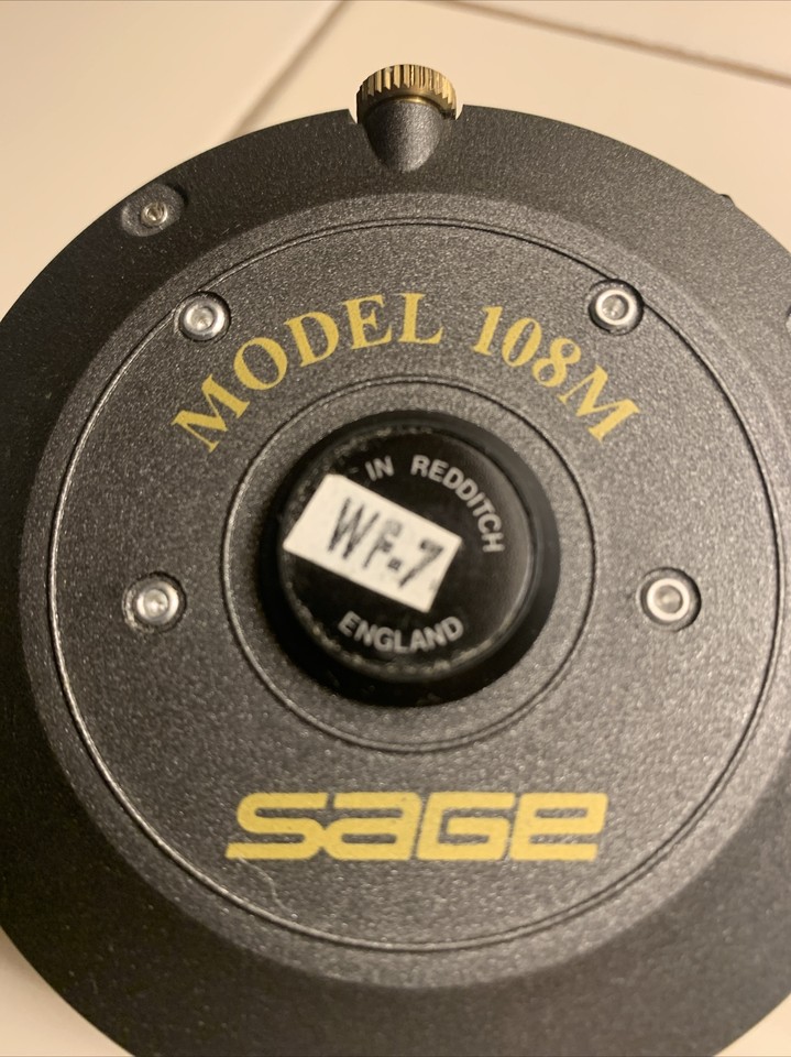 Rare Sage Model 108M Fly Reel WF-7 Made In England Reel Only No Case | eBay