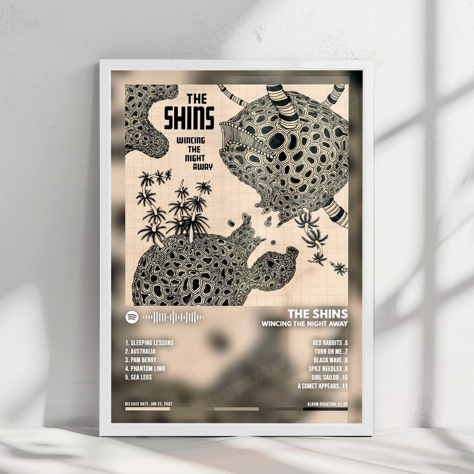 The Shins "Wincing the Night Away" Album Cover Poster - with Complete ...