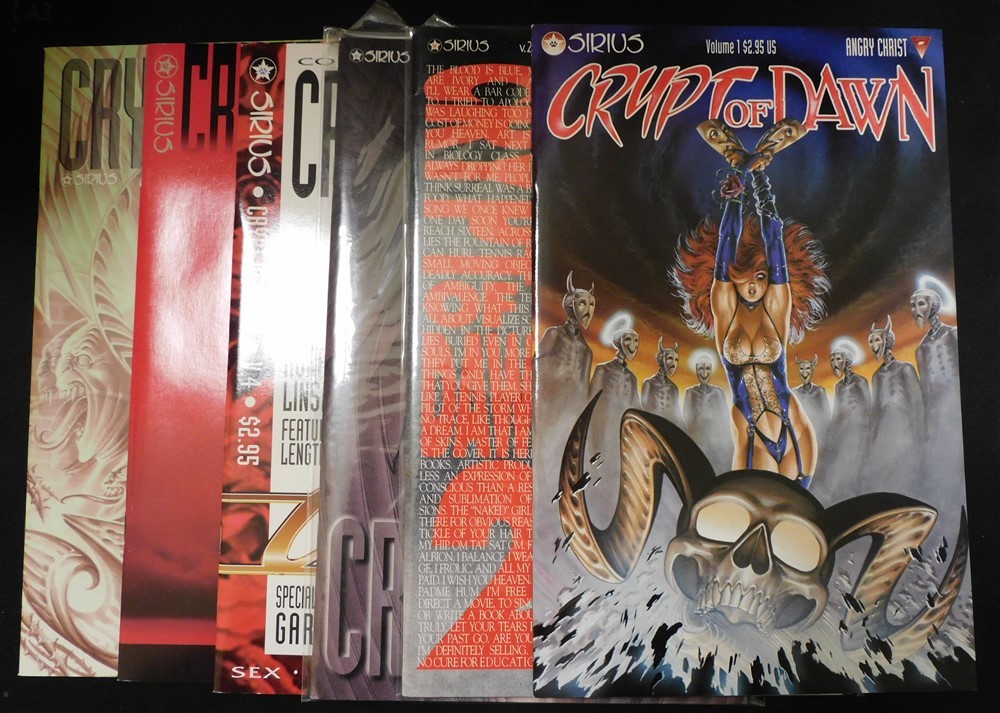 CRYPT OF DAWN 1-6 SIRIUS COMIC SET COMPLETE LINSNER HORAN TENUTA 1996 ...