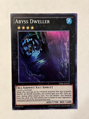 Yu-Gi-Oh! TCG Abyss Dweller The Secret Forces THSF-EN047 Unlimited ...