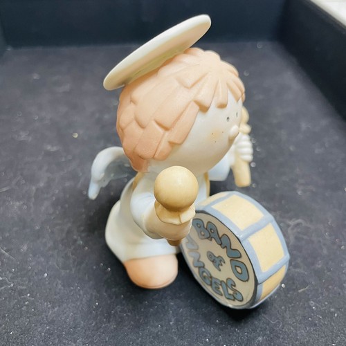 Vintage BUMPKINS Band of Angels Drummer Angel Boy Porcelain Figurine by ...