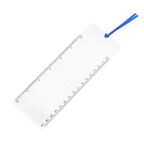 6PCS Portable Bookmark Ruler Plastic 3X Bookmark Magnifying Glass ...