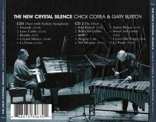 Chick Corea & Gary Burton – The New Crystal Silence (2008) 2CD "EU ...