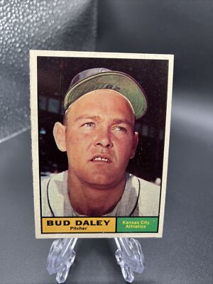 1961 Topps Set-Break #422 Bud Daley - Kansas City Athletics - Lot1167 ...