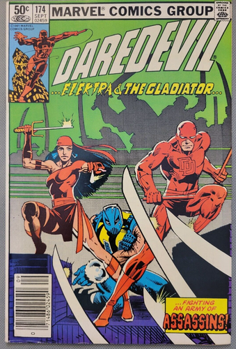 Daredevil #174 1981 Key Issue Newsstand 1st App of The Hand 3rd Elektra ...