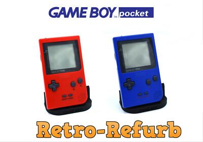 Nintendo Game Boy Pocket - Blue - Red - Teal - Clear - Black - GameBoy ...