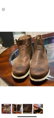 BORN Tora Suede Ankle Side Zipper Ankle Boots in Brown, Size 8 US/39 ...