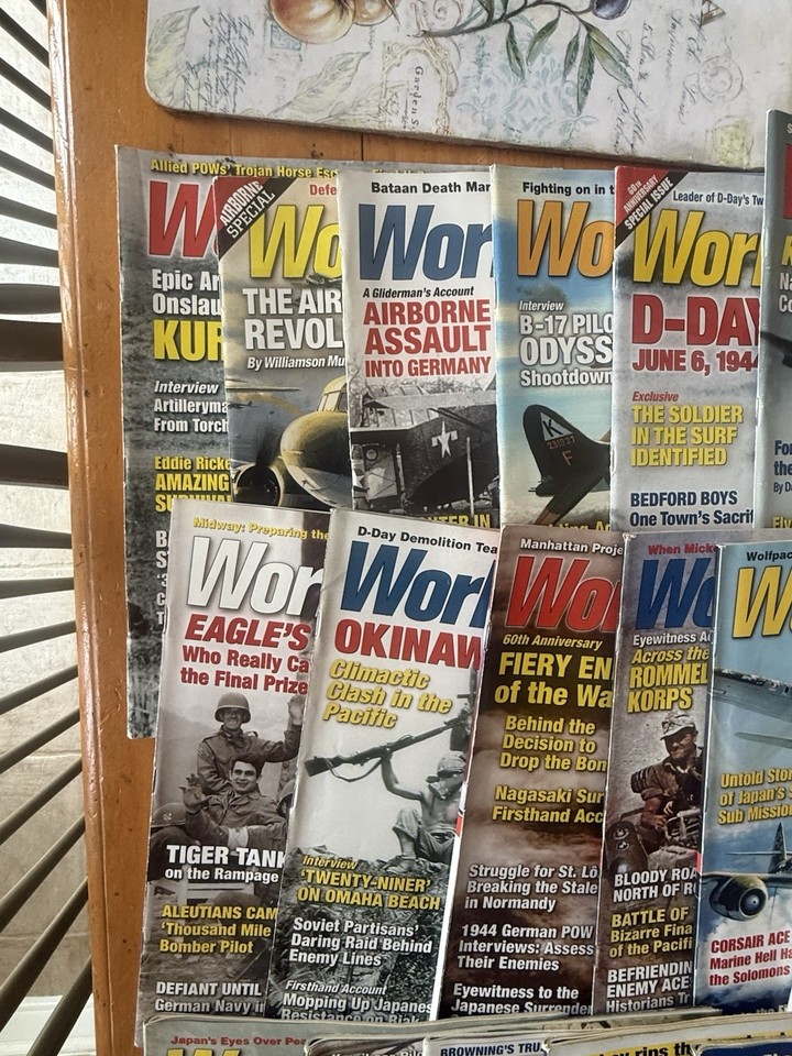 Lot Of 31-World War II Magazines-2004-2007-Army/Navy/Marines/Air Force ...