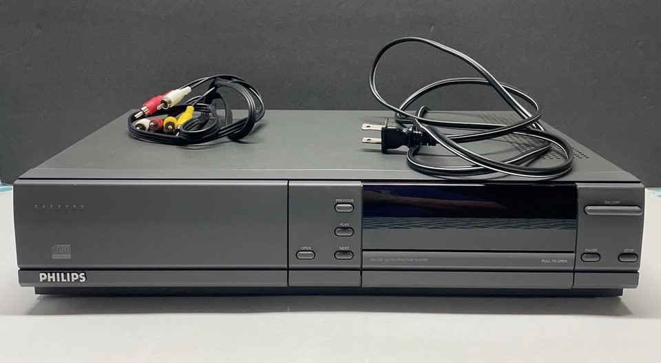 Philips CDi 220 Console Interactive Compact Disc Player Works, Read ...