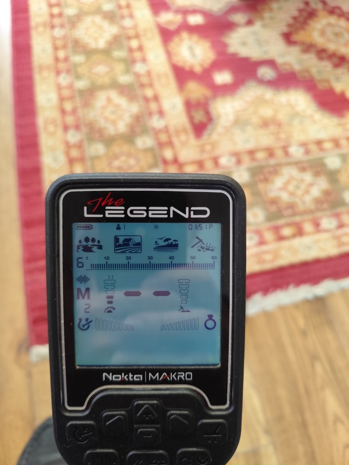 Nokta Makro Legend Metal Detector hardly used + Wireless Headphones ...