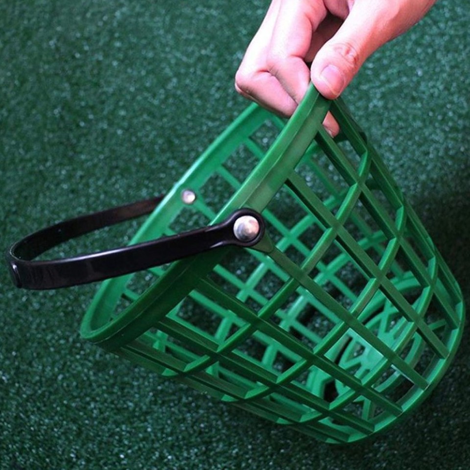Golfball Basket Plastic Golfball Container Outdoor Golfing Ball Storage ...