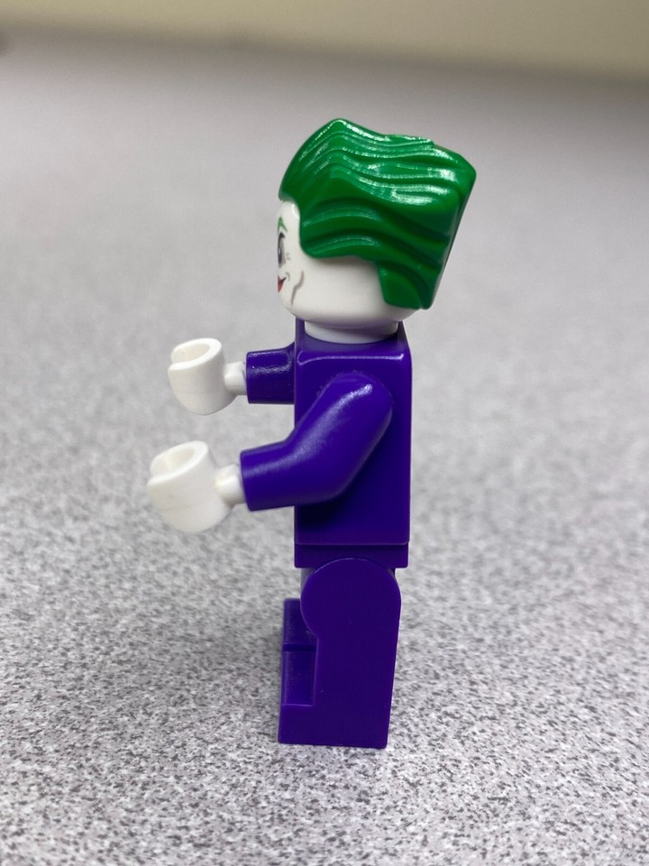 LEGO The Joker Minifigure sh005 wearing lime green vest DC Super Heroes ...