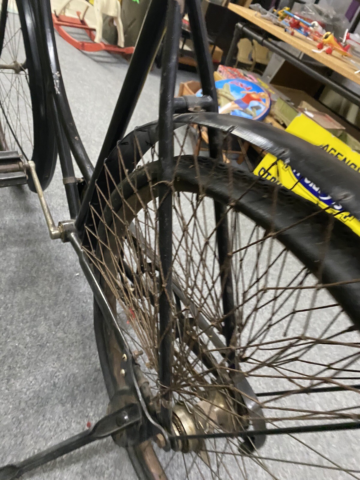 Vintage Antique Iver Johnson Bicycle Original Wood Rims | eBay