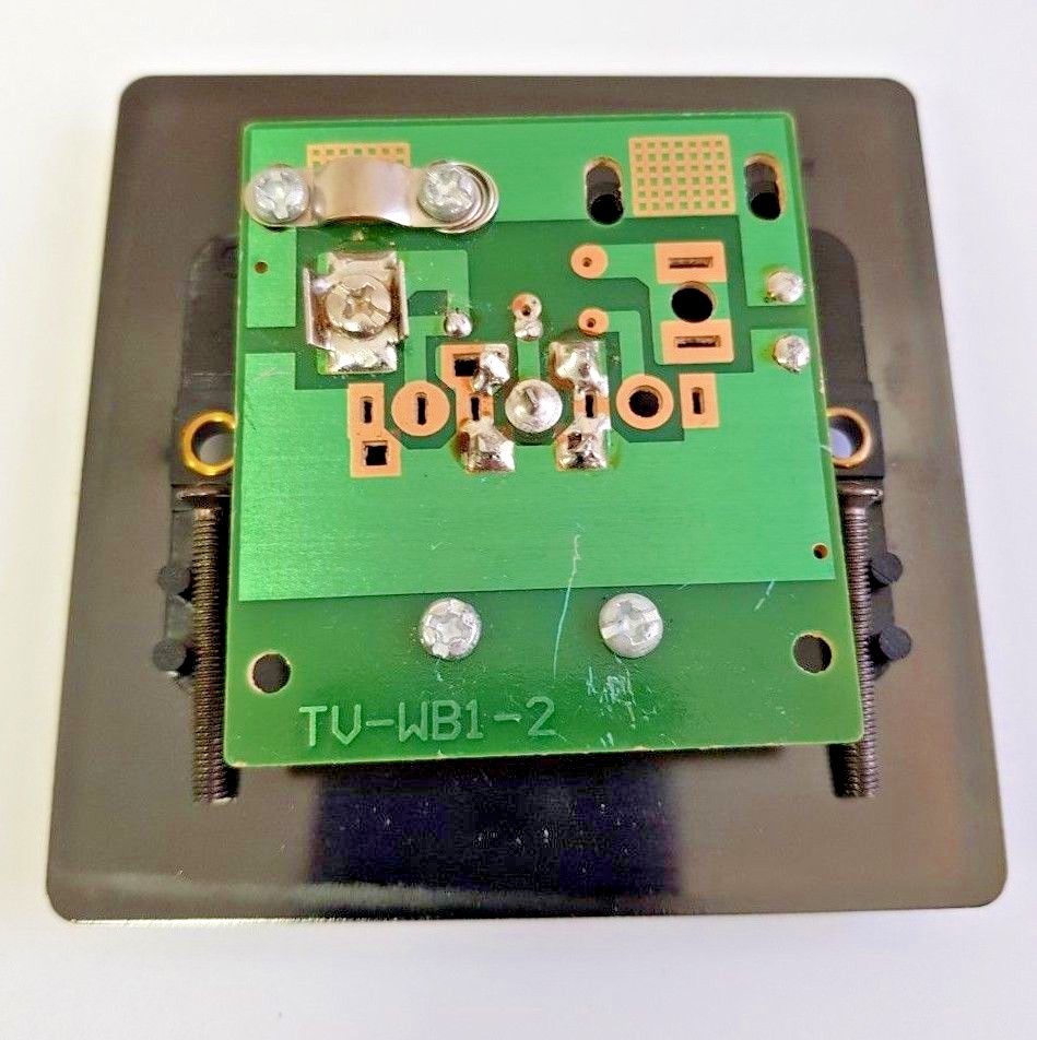 TV Co-Axial Aerial Socket Single F-Type Satellite Outlet 1 Gang Wall ...