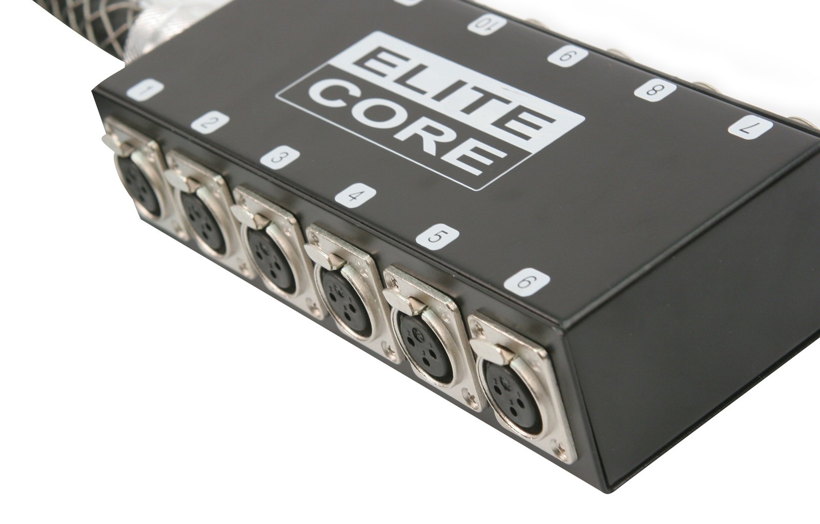 12 Channel 30 ft Low Profile Drop Sub extension Drum Stage Audio Snake ...