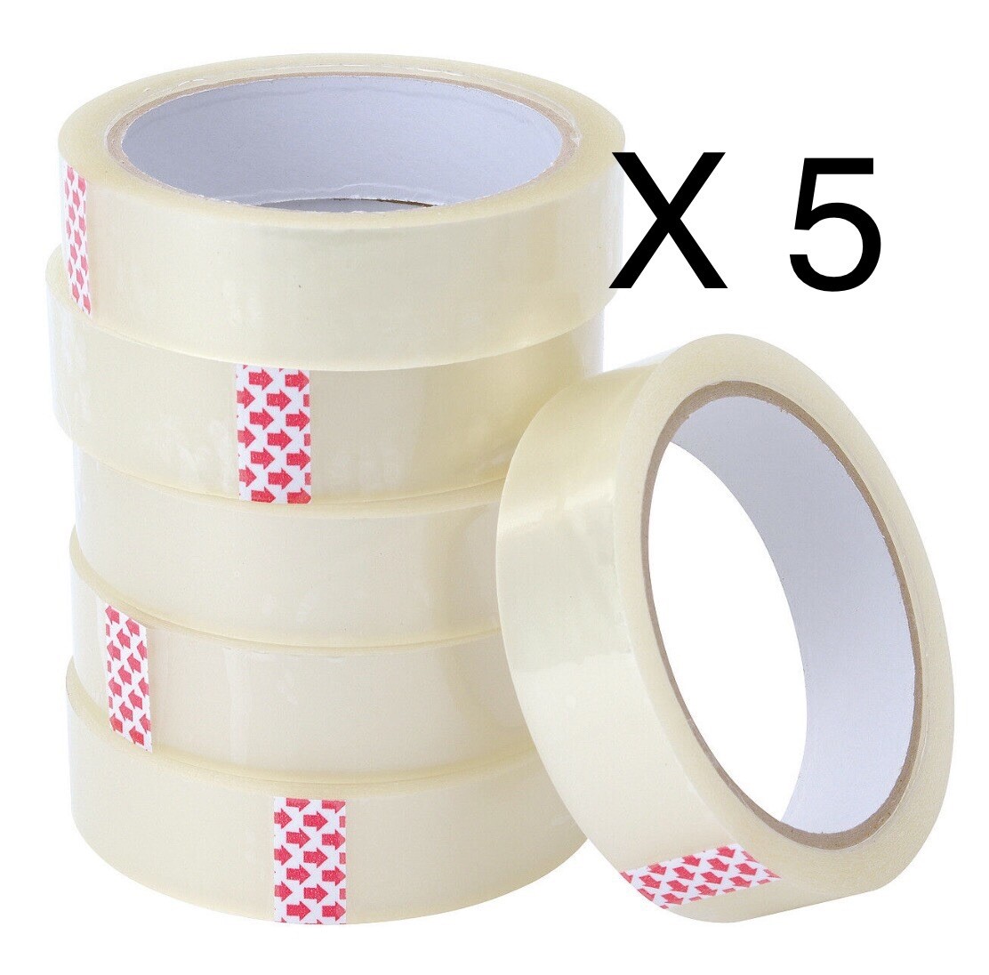 6 Rolls Sellotape Clear Sticky Tape - 20m X 18mm Mini Refill Rolls (UK ...