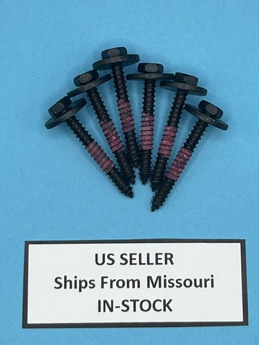 (Pack of 6) Special Mud Flap Sems Screws for Ford Super Duty W711401 ...