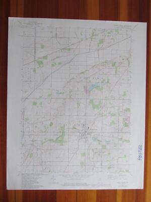 North Liberty Indiana 1980 Original Vintage USGS Topo Map | eBay
