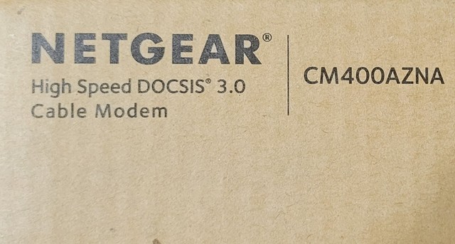NETGEAR CM400-1AZNAS 100 Mbps Modem for sale online | eBay
