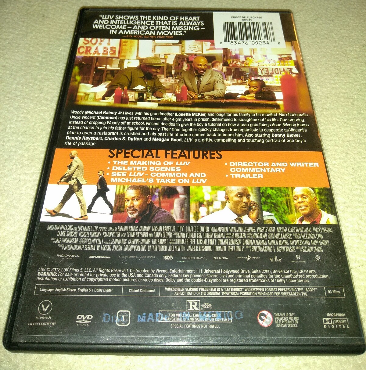 LUV (DVD, 2013) RARE 883476092348| eBay