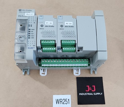 *PREOWNED* Allen-Bradley 2080-LC50-24QBB Micro850 Controller 2080-IQ4 ...