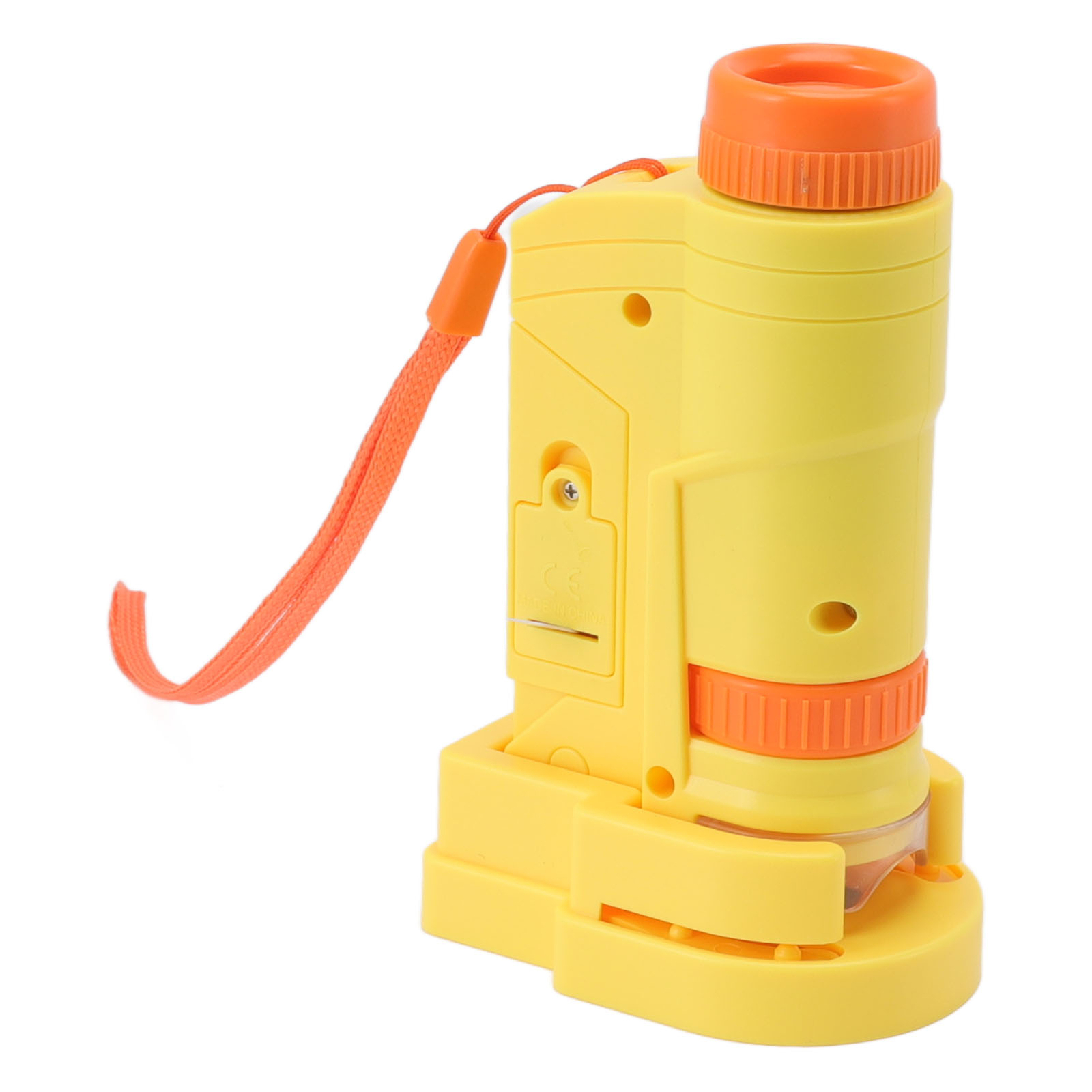 Handheld Microscope Yellow Comfortable Square Handle LED Light Pocket ...