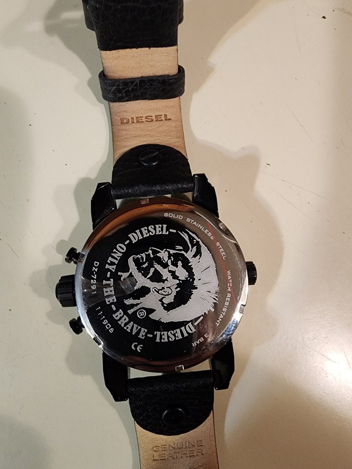 Diesel Little Daddy Men's Black Watch - DZ7291 698615092710| eBay