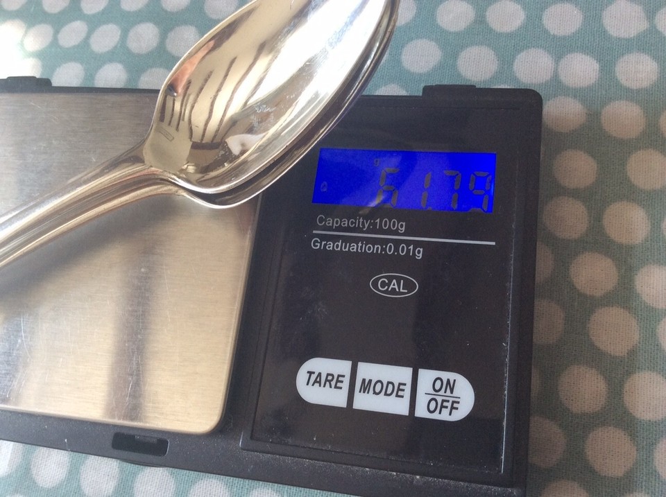 1814 Set Of 4 Georgian Old English Tea Spoons- London 62 grams | eBay