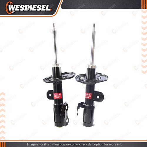 2 Pcs KYB Front Excel-G Gas Replacement Strut Shock Absorbers 339067 ...