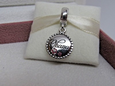 New w/ Box Pandora Ohana Pink Hibiscus Flower Hawaii Dangle Charm ...