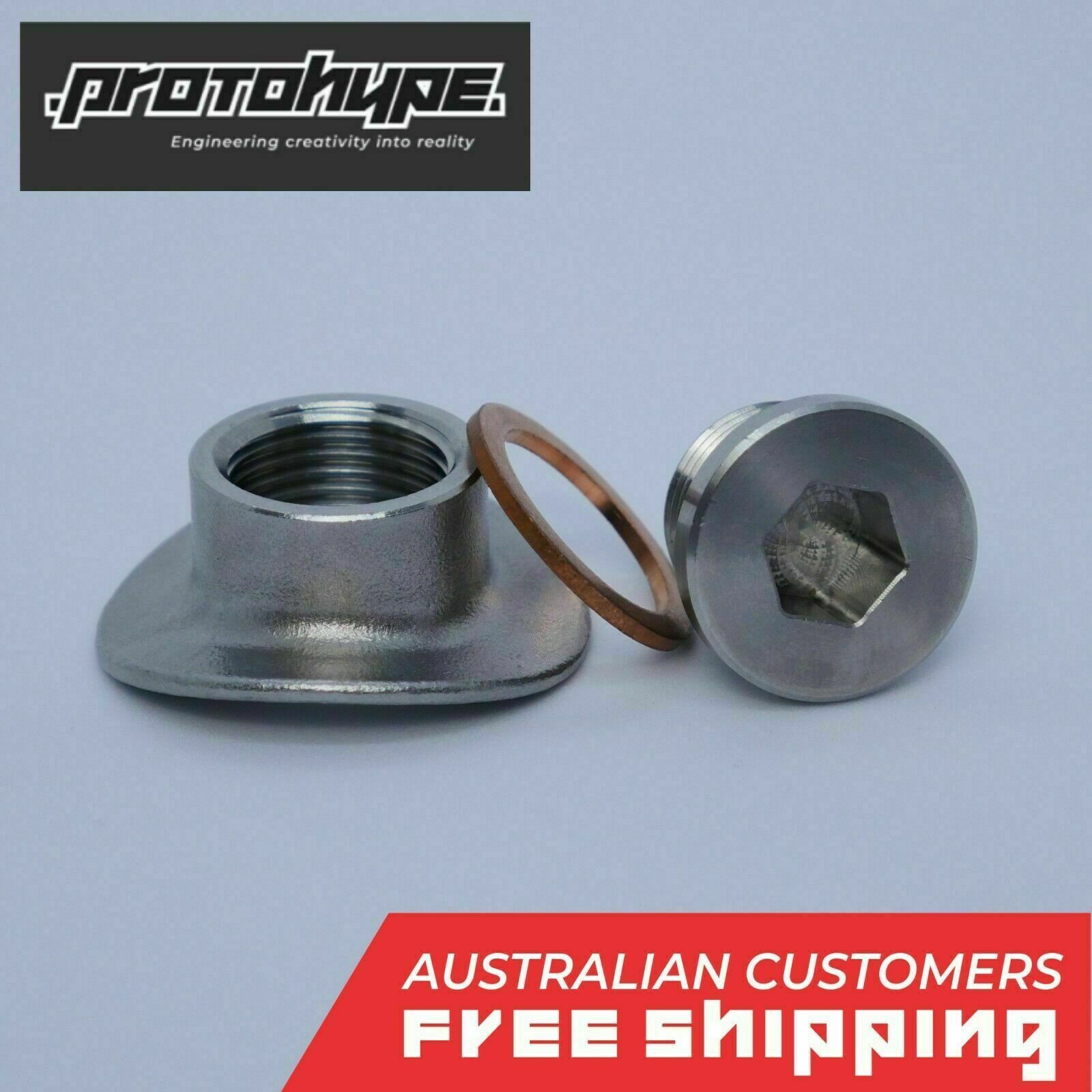 Saddle O2 Oxygen Sensor Bung 304 SS M18x1.5mm Weld On Kit w/Plug ...