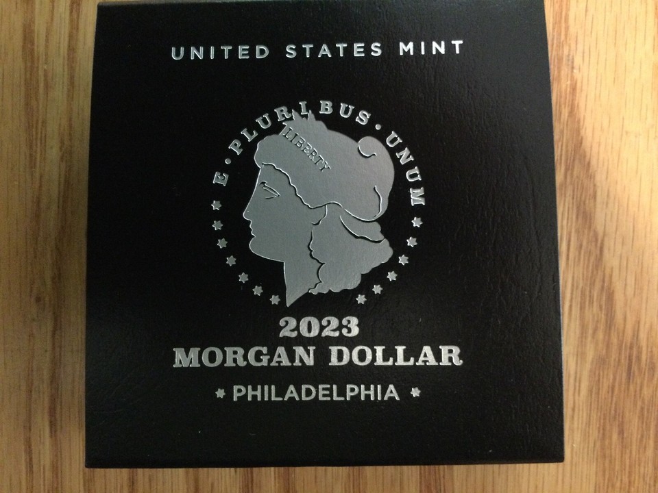 $ US Mint 2023 Uncirculated Morgan SILVER Dollar Coin Sleeve, Box 23XE ...
