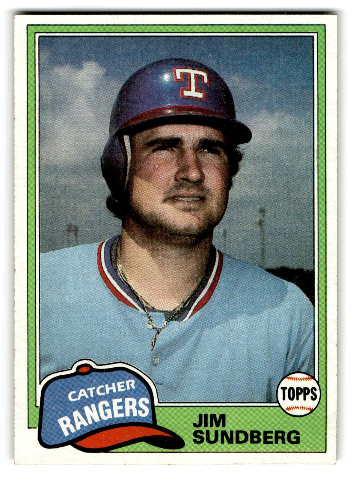 1981 Topps #95 Jim Sundberg Texas Rangers | eBay