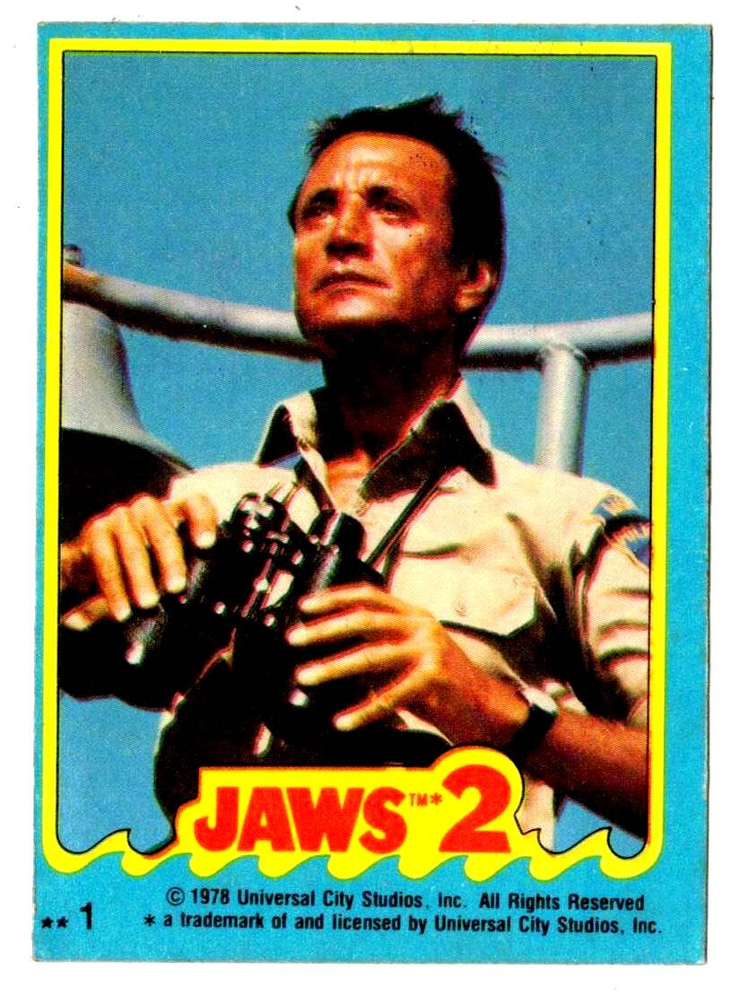 1978 Topps Jaws 2 Sticker #1 (ex) | eBay